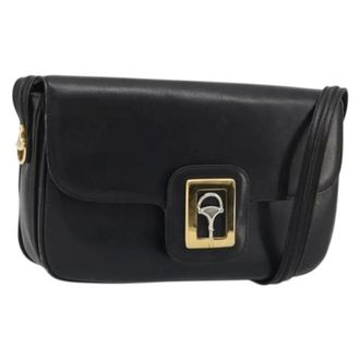 Gucci Sac bandouli&egrave;re vintage Pre-owned - Femme - Pre-owned - Noir - Taille: ONE Size