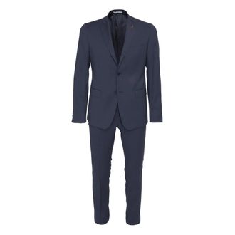 Pal Zileri Marineblauer Anzug - - Suits - Herren - Blau - 6XL