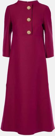 Valentino Midikleid aus Crepe Couture mit Kristallen