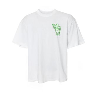 Edwin Homme, Tops, Blanc, Taille: XL Hope Provider T-Shirt Imprimé Graphique