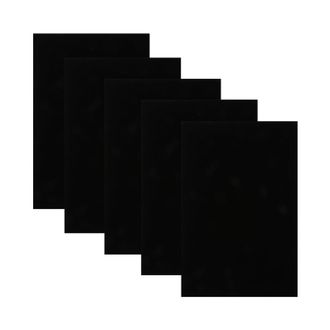 BESTONZON Selbstklebende Filz Schubladeneinlage 5 St&uuml;ck A4 Schwarze Schmuckbox Flusen Filz Formbar Abriebfest f&uuml;r Schmuckschubladen und Geschenkboxen