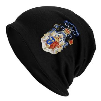 Generic Femme Homme Bonnet &Agrave; Revers Armoiries De La France Bonnets De Ski Chaud Bonnet dhiver Doux Bonnets Tricot&eacute; pour Patinage Cyclisme Quotidien
