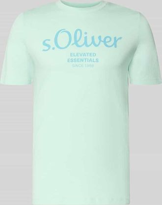 s.Oliver Red Label Regular Fit T-Shirt aus reiner Baumwolle