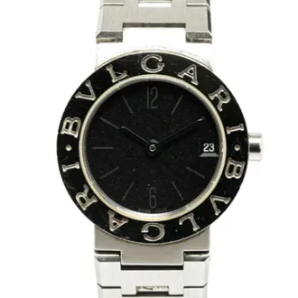 Bulgari Pre-owned Rostfreier Stahl watches - - Pre-owned - Herren - Schwarzk - ONE SIZE