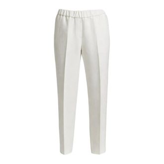 PESERICO Slim-fit Hose - - Trousers - Damen - Wei&szlig; - XS