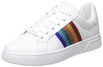 Guess Guess Femme Rollin/Active Lady/L Chaussure de Piste dathltisme, Blanc, 41 EU