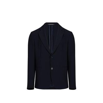 Emporio Armani Blazer uni &agrave; col tailleur