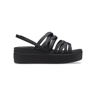 Crocs Herren Brooklyn Strappy Low Wedge Sandalen, Black, 38/39 EU