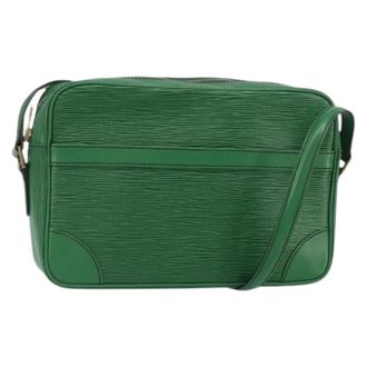 Louis Vuitton Pre-owned Leder-Umh&auml;ngetasche - - Pre-owned - Damen - Gr&uuml;n - ONE SIZE