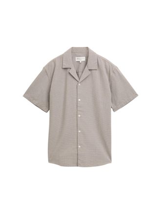 Tom Tailor Herren 1046164 Hemd, 37871-Grey Dot Structure, XL