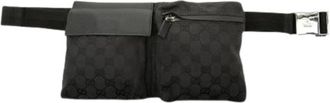 Gucci Pre-owned GG Canvas Double Pocket - Femme - Pre-owned - Noir - Taille: ONE Size