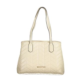 Valentino Chevron Quilted Tote Bag - - Bags - Damen - Beige - ONE SIZE