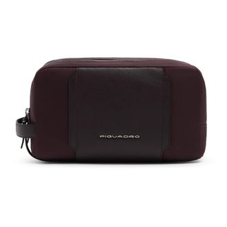 Piquadro Kulturbeutel mit zwei F&auml;chern - - Bags - Damen - Rot - ONE SIZE