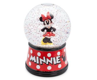 Disney Minnie Mouse Leuchtende Schneekugel zum Sammeln, 15,2 cm, Rot, Einheitsgröße