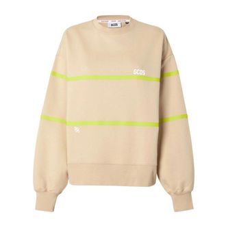 GCDS Rundhals-Sweatshirt - - Sweatshirts & Hoodies - Damen - Beige - XS