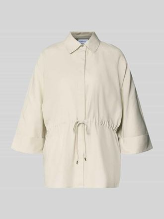 Comma Relaxed Fit Bluse aus Lyocell-Mix mit 3/4-Arm