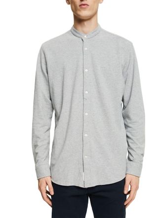 Esprit Herren 012EE2F310 Hemd, 040/LIGHT Grey, S