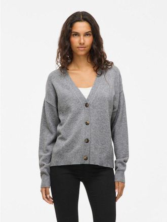 Vila Strickjacke VIRIL V-NECK KNIT CARDIGAN - NOOS Materialmix, regular fit