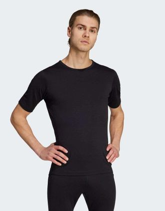 adidas adidas Performance - Xperior Merino 200 - T-shirt de premi&egrave;re couche &agrave; manches courtes - Noir