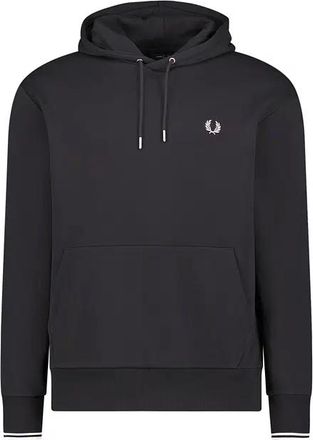 Fred Perry Herren Hoodie schwarz unifarben