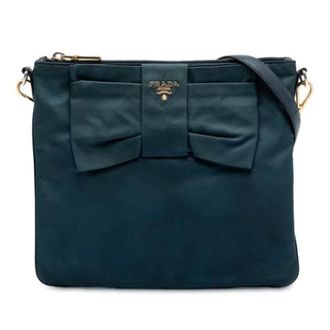 Prada Sac bandouli&egrave;re en nylon Pre-owned - Femme - Pre-owned - Bleu - Taille: ONE Size