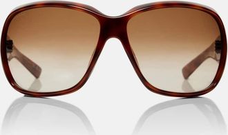 Gucci Eckige Sonnenbrille Gucci Script