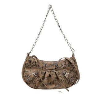 Balenciaga Sac bandouli&egrave;re vintage Pre-owned - Femme - Pre-owned - Beige - Taille: ONE Size