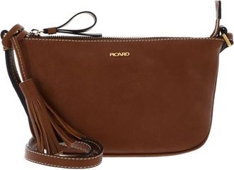 Picard sac &agrave; &eacute;paule bandouli&egrave;re Calico Crossbody Bag Cognac brun