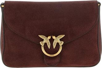 Pinko Pinko - Love Satchel Mini - Femme - Sacs - Brun - Taille: ONE Size