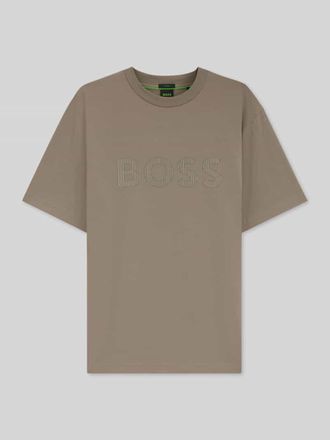 HUGO BOSS Regular Fit T-Shirt aus Baumwollmix