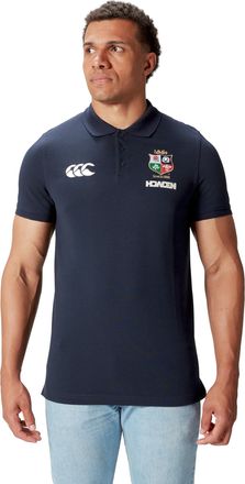 Canterbury Of New Zealand Herren Pique Polo Shirt | Cotton Blend | Official British & Irish Lions Licensed Product Polohemd, Dunkler Saphir, 4XL