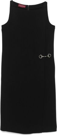 Gucci Horsebit Midikleid - Schwarz