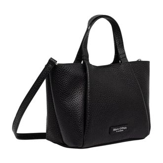 Marc O'Polo Textured Leather Crossbody Bag - - Bags - Damen - Schwarzk - ONE SIZE