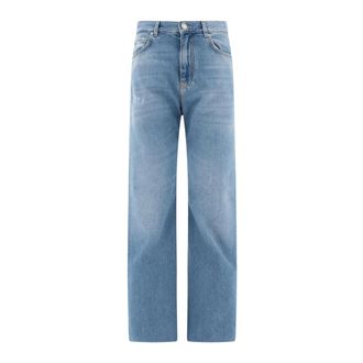 Pinko Wide Leg Jeans aus Denim - - Jeans - Damen - Blau - W27