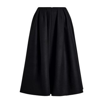 Patou Femme, Jupes, Noir, Taille: 40 FR Jupe Midi Pliss&eacute;e