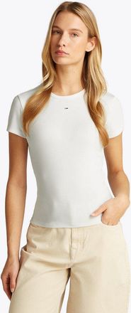 Tommy Jeans Kurzarmshirt TJW 2PACK SLIM ESSENTIAL RIB SS (Packung, 2-tlg., 2er-Pack) mit gerippter Struktur