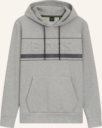 HUGO BOSS Sweatshirt Soody Zone Regular Fit silber