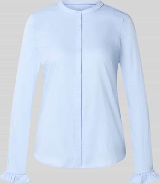 Mos Mosh Bluse mit Mao-Kragen und R&uuml;schen&auml;rmeln Modell Mattie