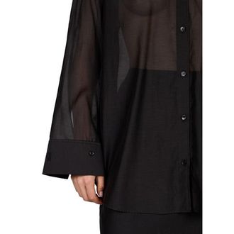 By Malene Birger Chemise oversize Derris en coton et soie