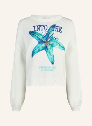 Princess Goes Hollywood Princess Goes Hollywood Pullover Mit Schmucksteinen weiss