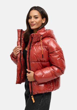 Marikoo Winterjacke Skyraa Leicht gl&auml;nzendes Obermaterial mit moderner Steppung
