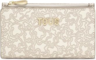 Tous Tous Damen Billetera S. KAOS Mini Lines Beige Reisezubeh&ouml;r-Brieftasche