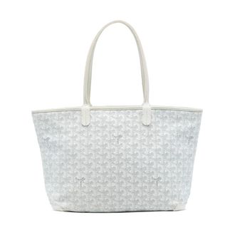 Goyard Pre-owned Sac Cabas Imprim&eacute; Toile Enduite - Femme - Pre-owned - Blanc - Taille: ONE Size