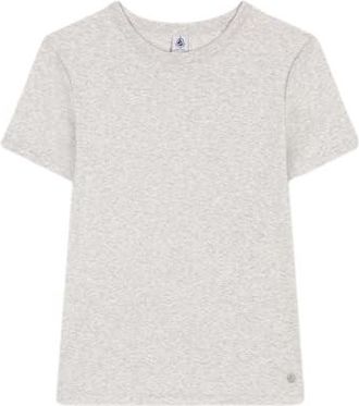 Petit Bateau A0A18 Tee Shirt Manches Courtes, Gris, XL Femme