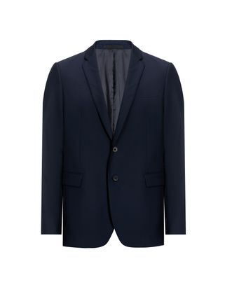 Saison 1865 Blazerjacke aus Caph-Wolle - Blau