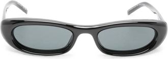 Saint Laurent Shade Plump Oval-frame Sunglasses