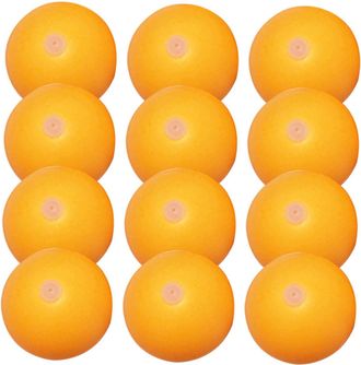 Cabilock 100 Stück Perforierte Tischtennisbälle aus Robustem Kunststoff für Tischtennistrainer Übung und Freizeit Gelb Leichte Langlebige Pingpongbälle für Dri