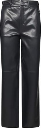 Max Mara Hose aus Faux-Leder - Blau