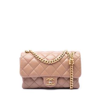 Chanel Pre-owned Vintage Quilted Crossbody Bag - - Pre-owned - Damen - Braun - ONE SIZE