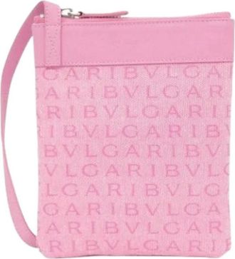 Bulgari Sac bandouli&egrave;re vintage doccasion - Femme - Pre-owned - Rose - Taille: ONE Size